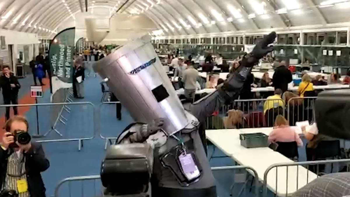 Watch the showdown between Count Binface and Lord Buckethead in ...