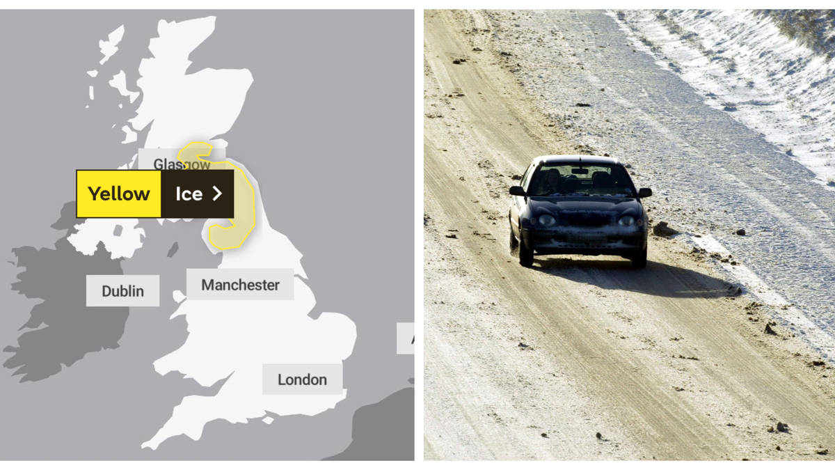 UK weather: North England hit with snow as 'danger to life' warning ...