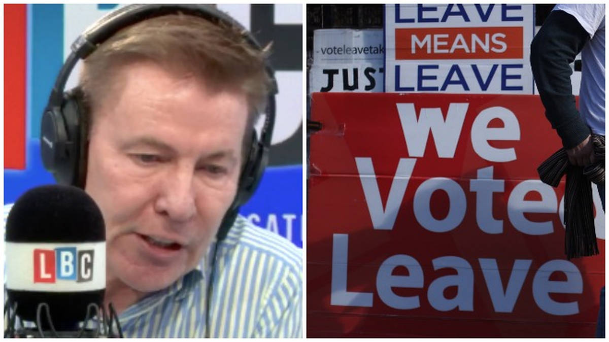Furious Irish caller rows with Andrew Pierce after labelling Brexit a ...