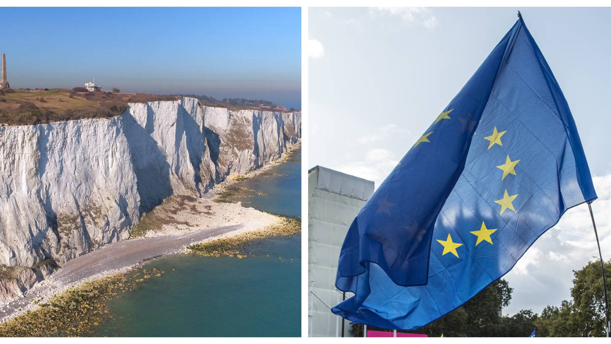 Fundraiser to fly pro-EU banner over White Cliffs of Dover raises £ ...