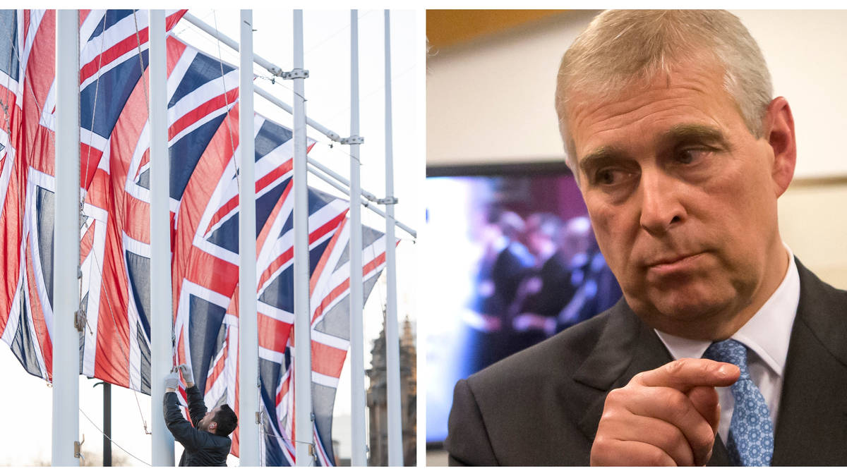 Critics brand order to fly flag for Prince Andrew 'crass and offensive ...