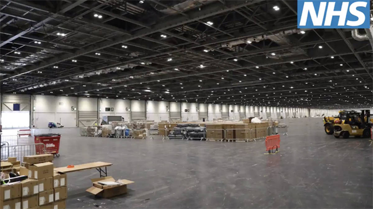 Time-lapse video shows 'unbelievable feat' of the creation of NHS ...