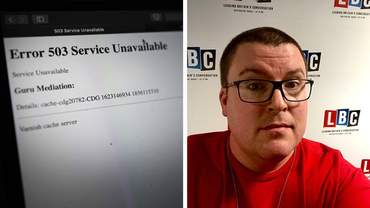 The world's biggest internet crash: how it happened | LBC