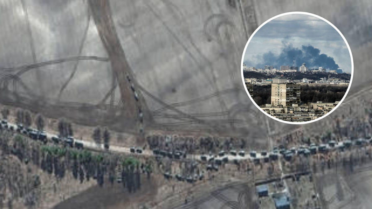 Pictured: Putin's terrifying 40-mile 'war machine' convoy heading to ...