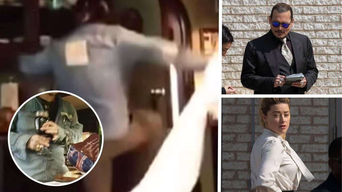 Johnny Depp secretly recorded smashing kitchen cabinets and pouring ...