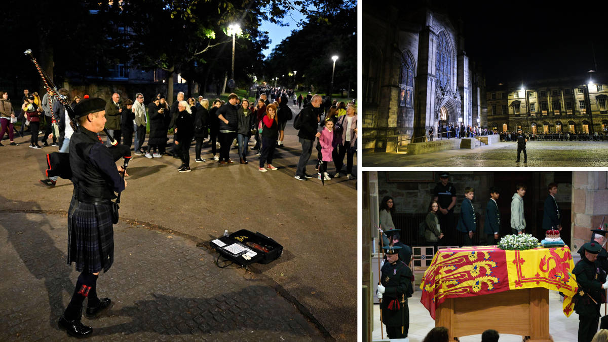 Scotland's final goodbye: Mourners bid farewell to Queen before she ...