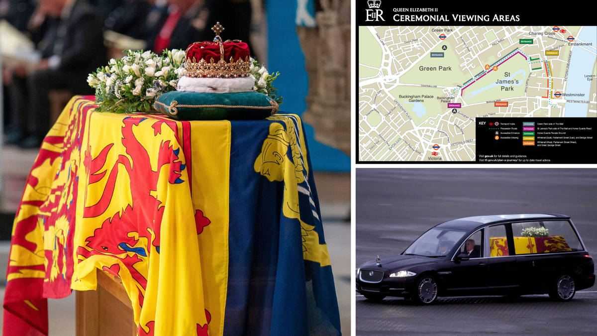 Ceremonial procession and lying-in-state: What's happening today and ...