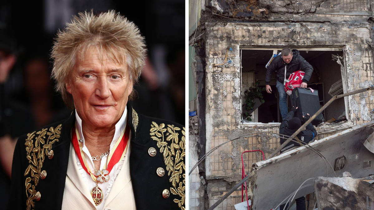 Rod Stewart uses knightly “power” to house Ukrainian family of seven in ...