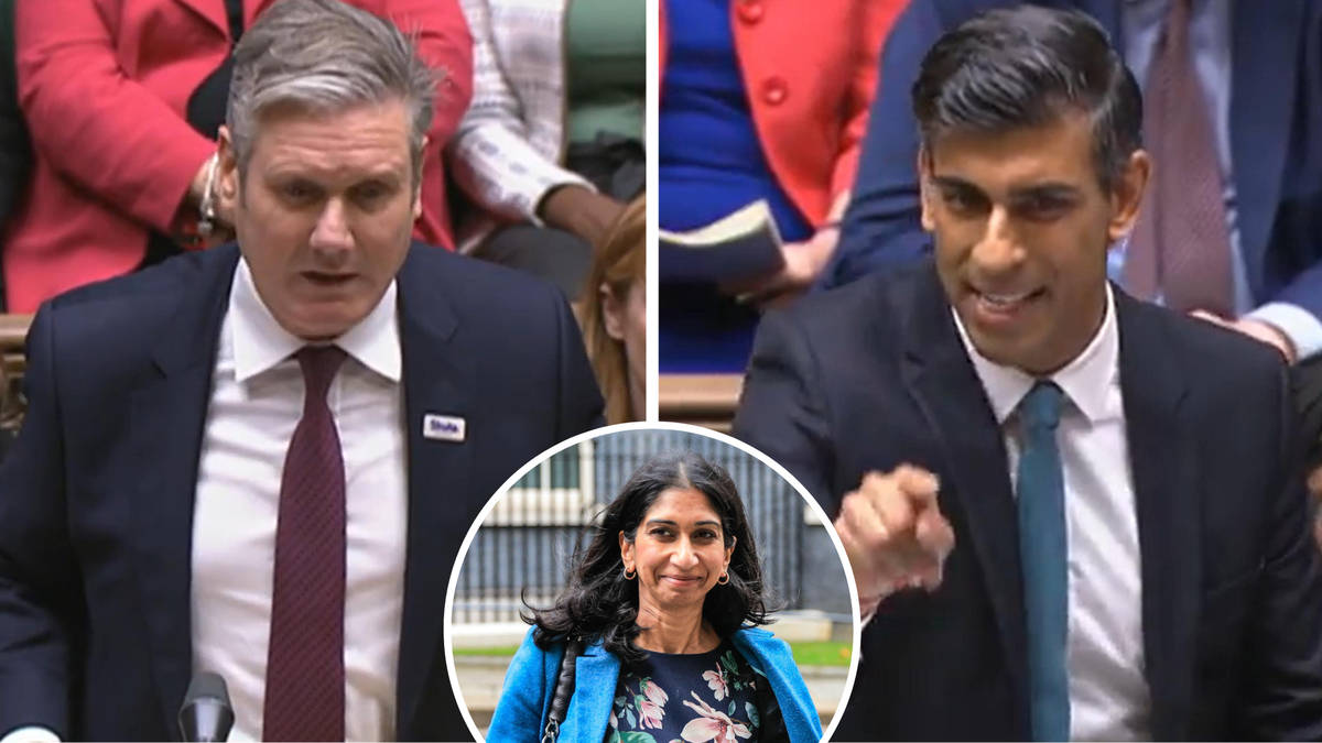 Fiery Sunak locks horns with Starmer over economy, Brexit and Braverman ...