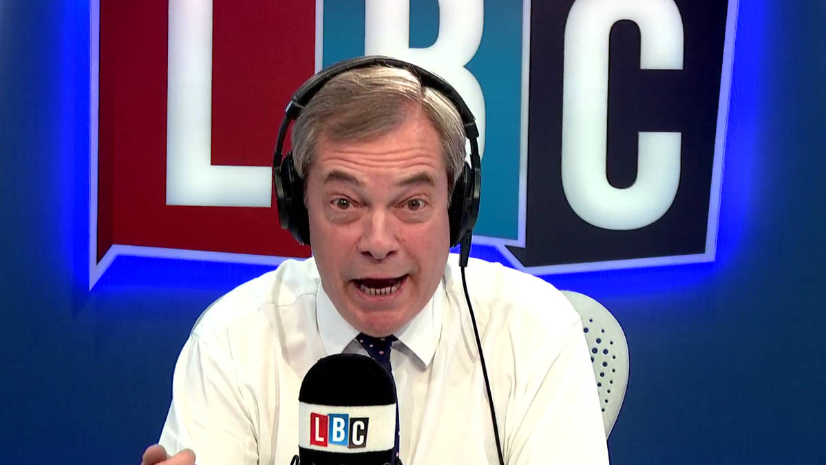 Nigel Has A Testy Exchange With A Remainer Who Wants To Teach ...