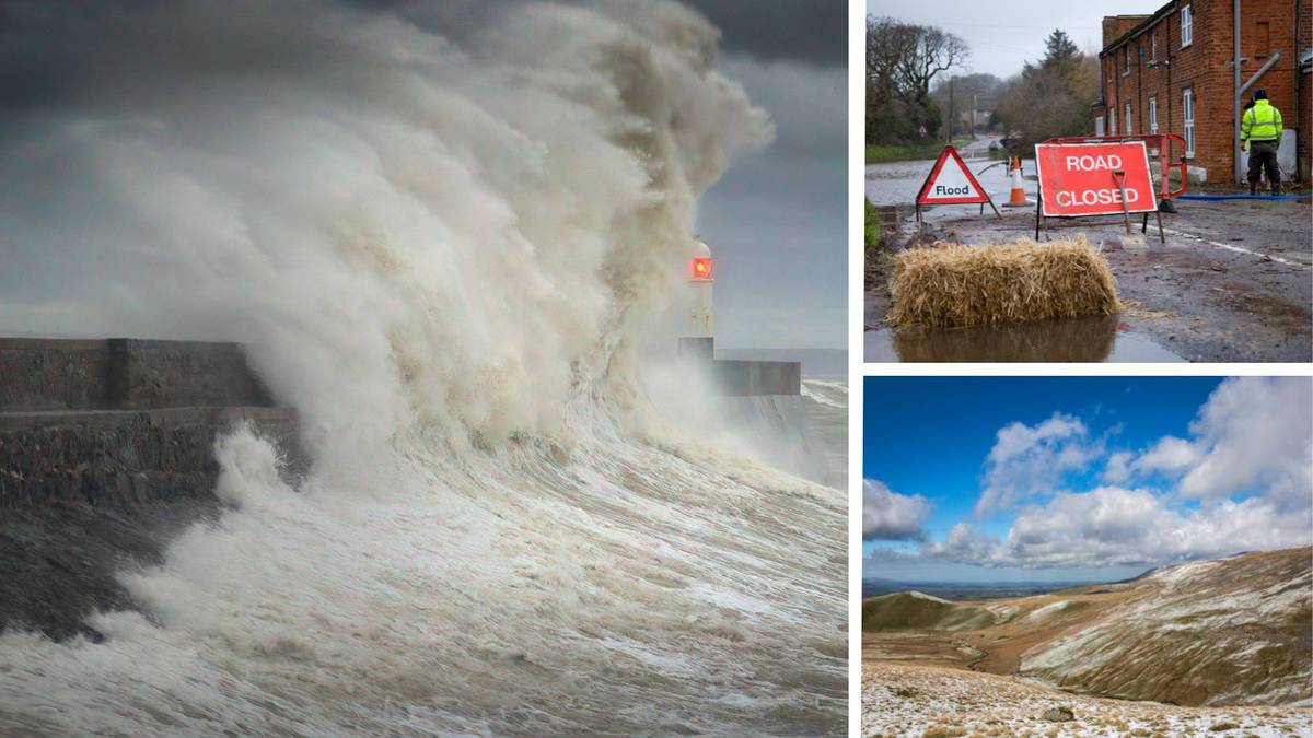 Weather warnings as Britain to be battered by strong wind, floods and ...