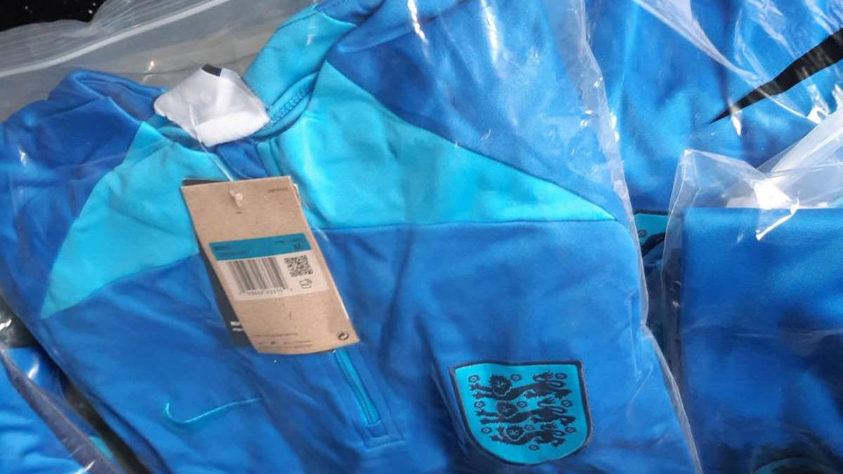 £500,000 of fake England football shirts seized by police ahead of 2022 ...