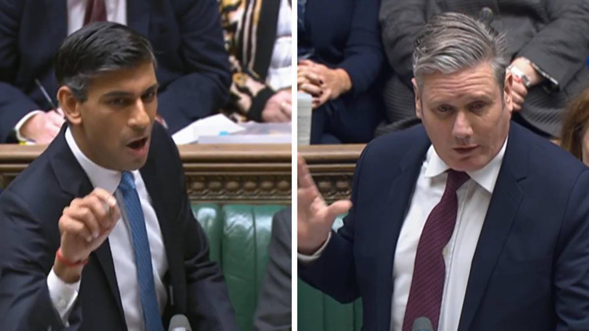 Keir Starmer accuses Rishi Sunak of being in 'total denial' during fiery PMQs exchange | LBC
