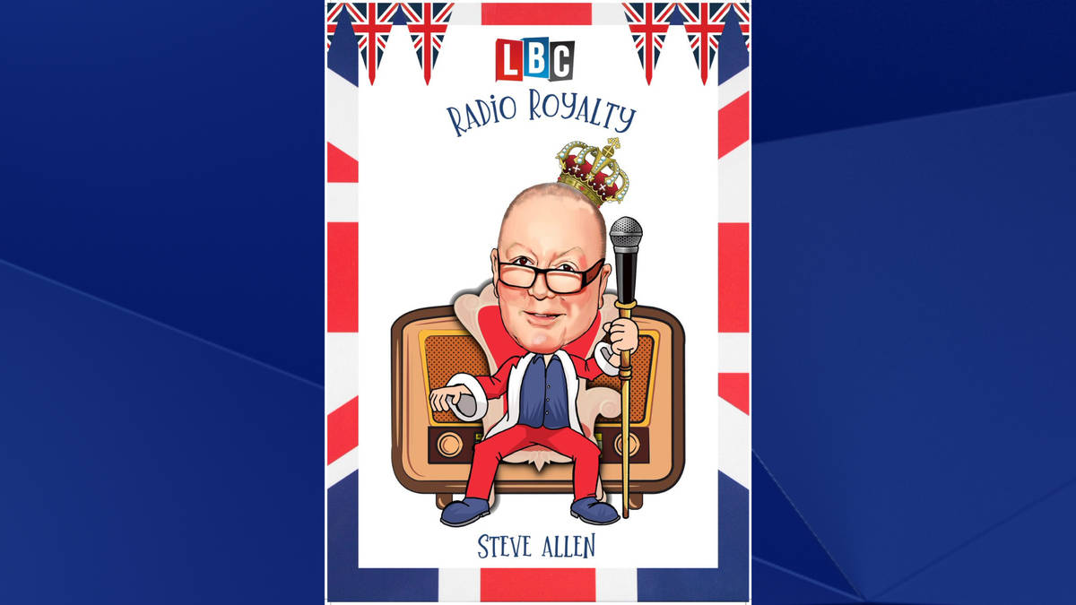 Order your LBC Steve Allen ‘Radio Royalty’ tea towel here | LBC