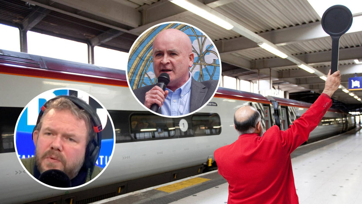 'This rail strike is going nuclear', says James O'Brien as RMT gears up ...