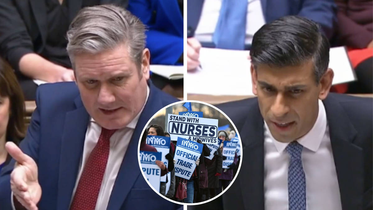 Keir Starmer slams Rishi Sunak on eve of first-ever nurses strike ...