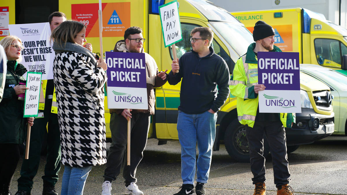 Timeline of strikes due to hit Britain over Christmas and into January ...
