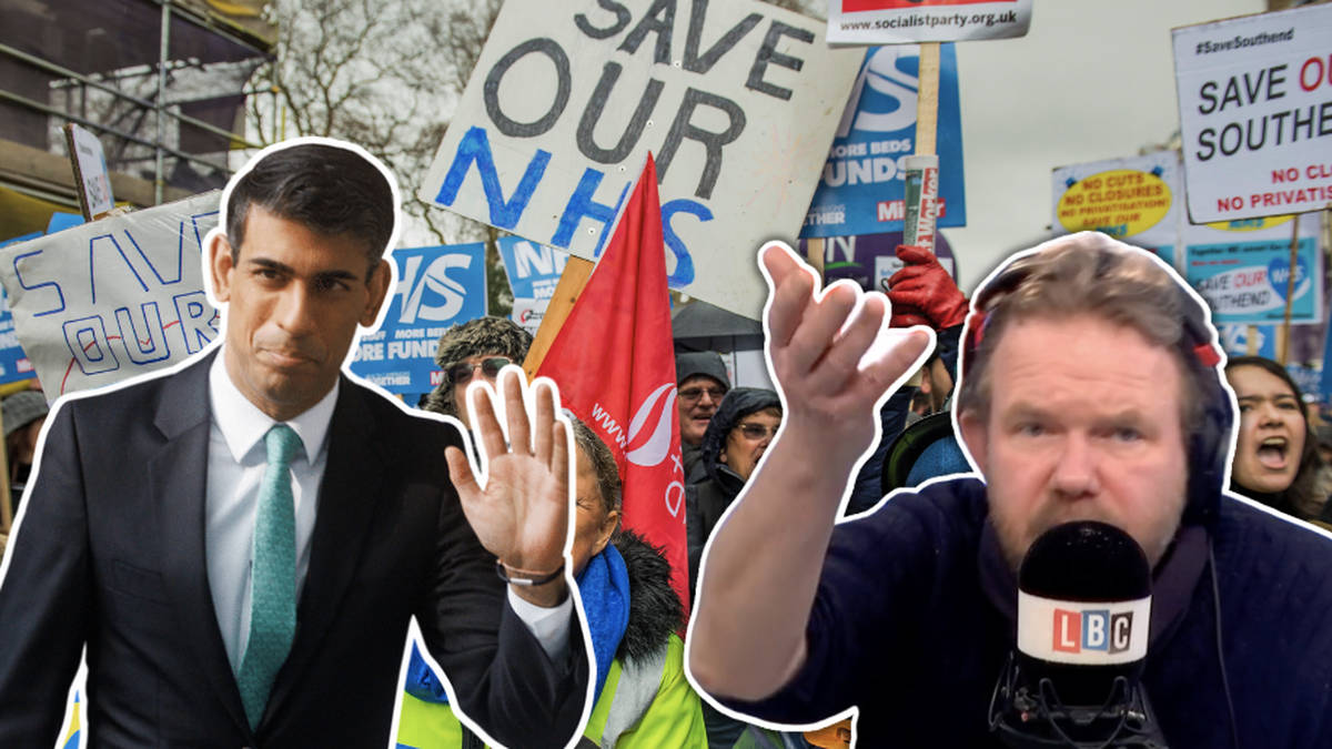 James O'Brien rebukes Rishi Sunak for ignoring alarm bells as 'NHS ...