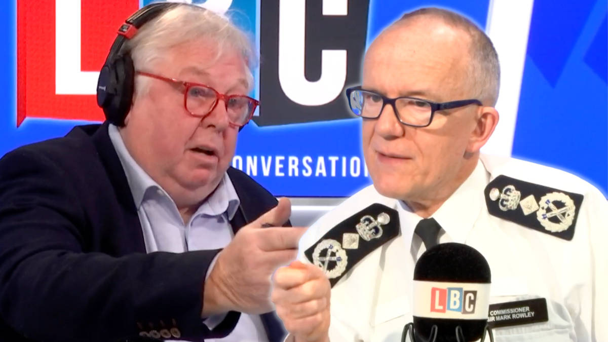 Met Commissioner Sir Mark Rowley slams Nick Ferrari after being quizzed ...