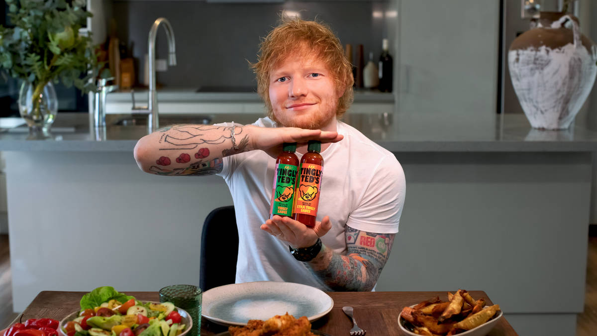 Ed Sheeran launches Tingly Ted’s hot sauce | LBC