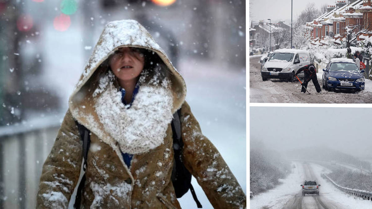 Snow to sweep the UK on the coldest day of 2023 so far as temperatures ...