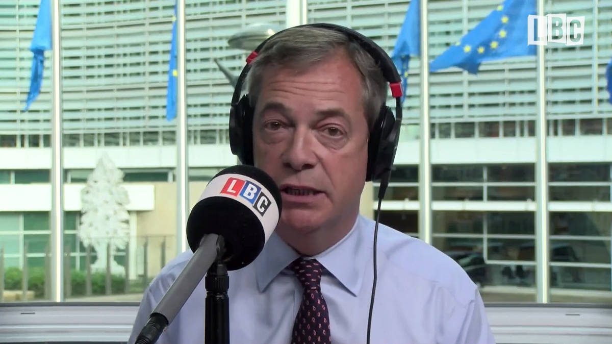 Nigel Farage Labels Jo Brand's Acid Comments "Utterly Disgusting" | LBC