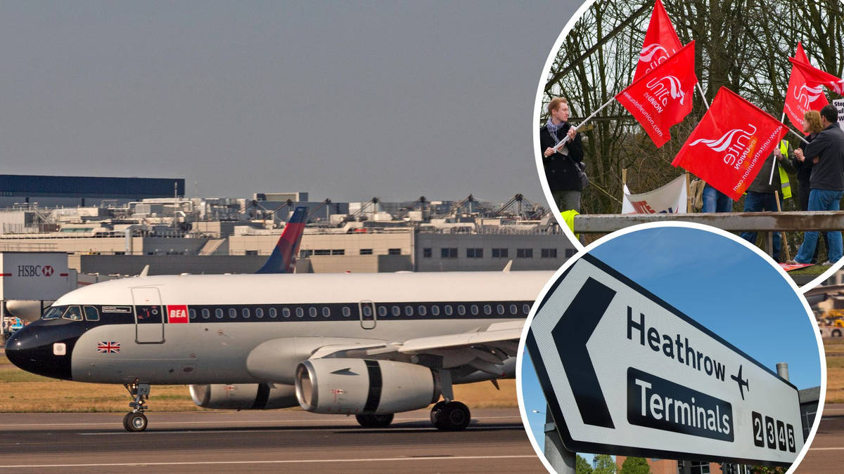 Heathrow Airport staff go on strike as CEO gets bumper pay rise over ...