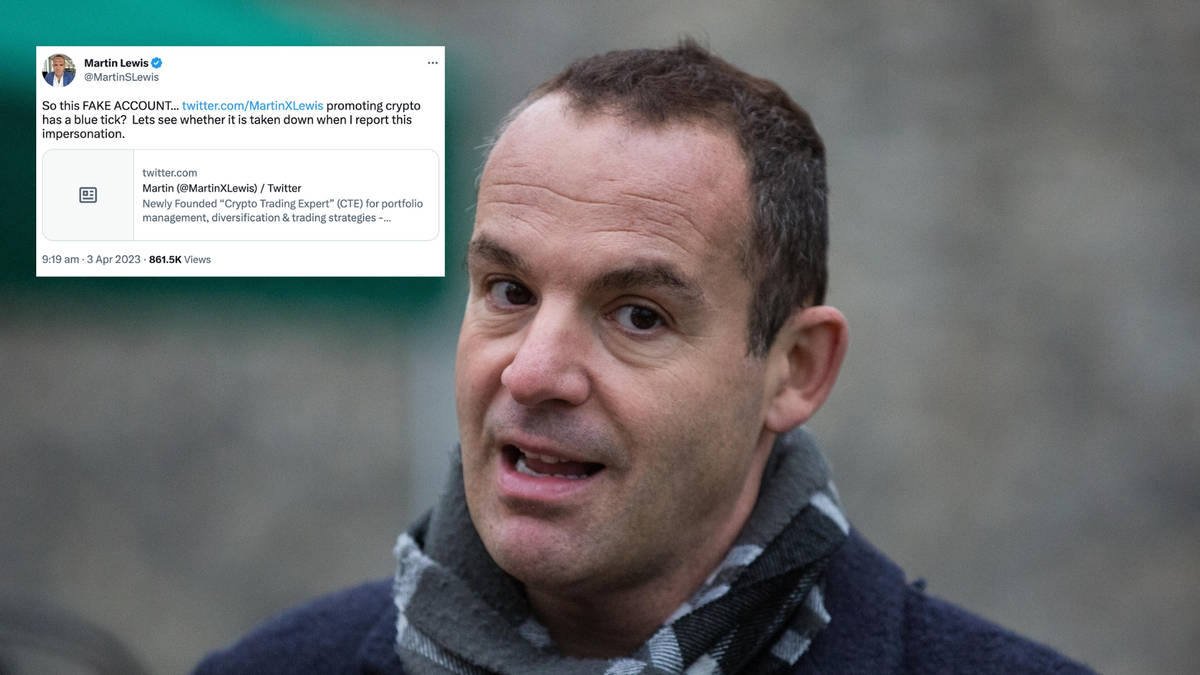 Martin Lewis fury after over blue-ticked 'crypto trading expert ...