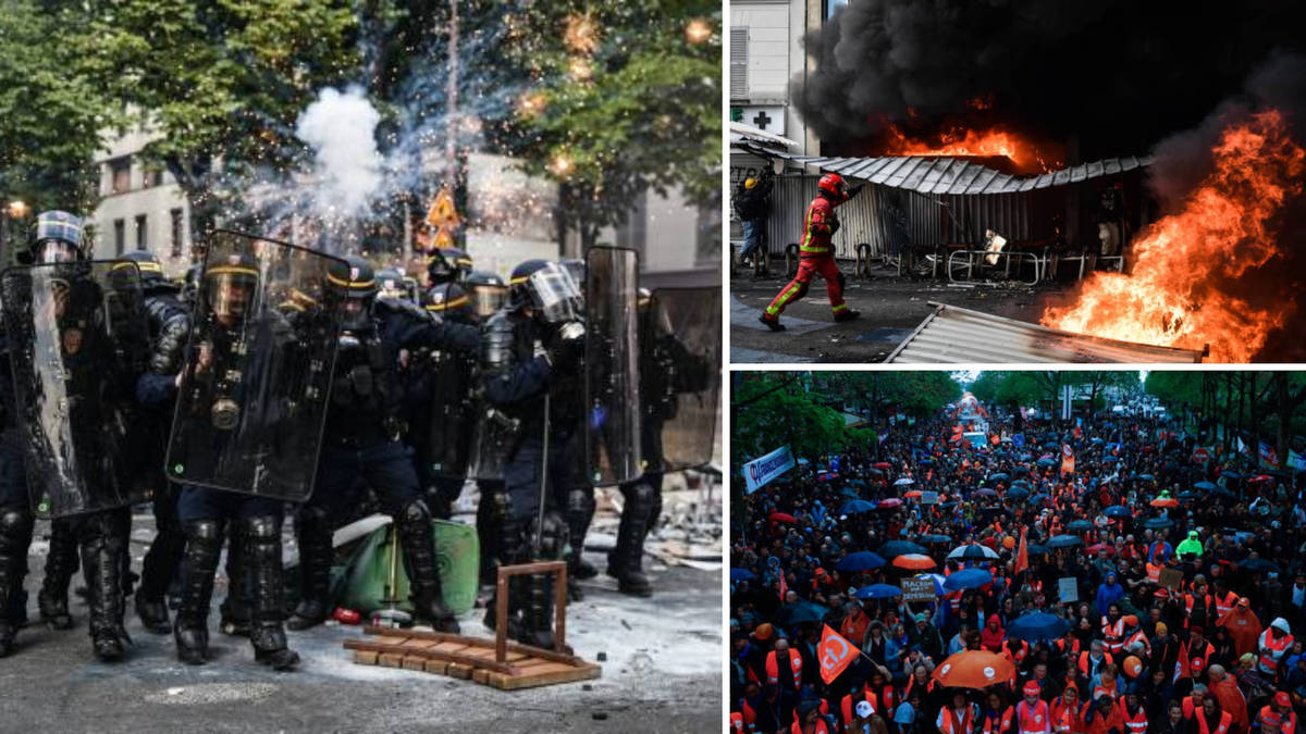 Hundreds arrested and police injured as violence erupts during May Day ...