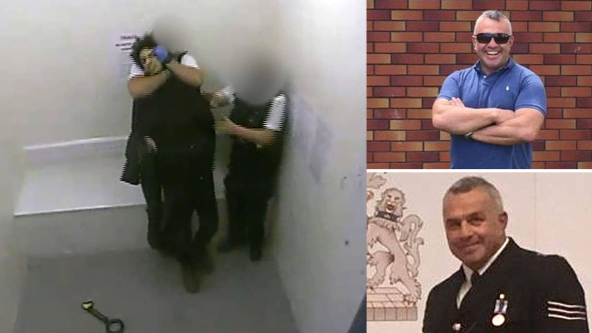 Horrifying CCTV shows moment police officer Matt Ratana shot in custody ...