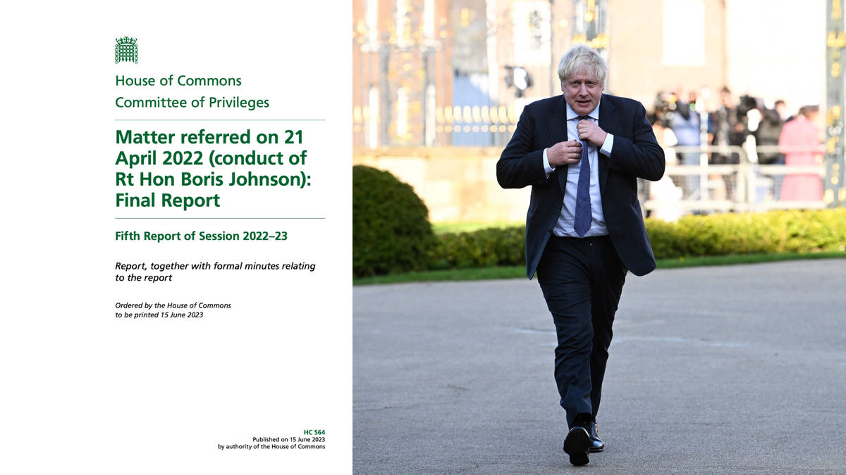Read in full: Partygate report finds Boris Johnson deliberately misled ...