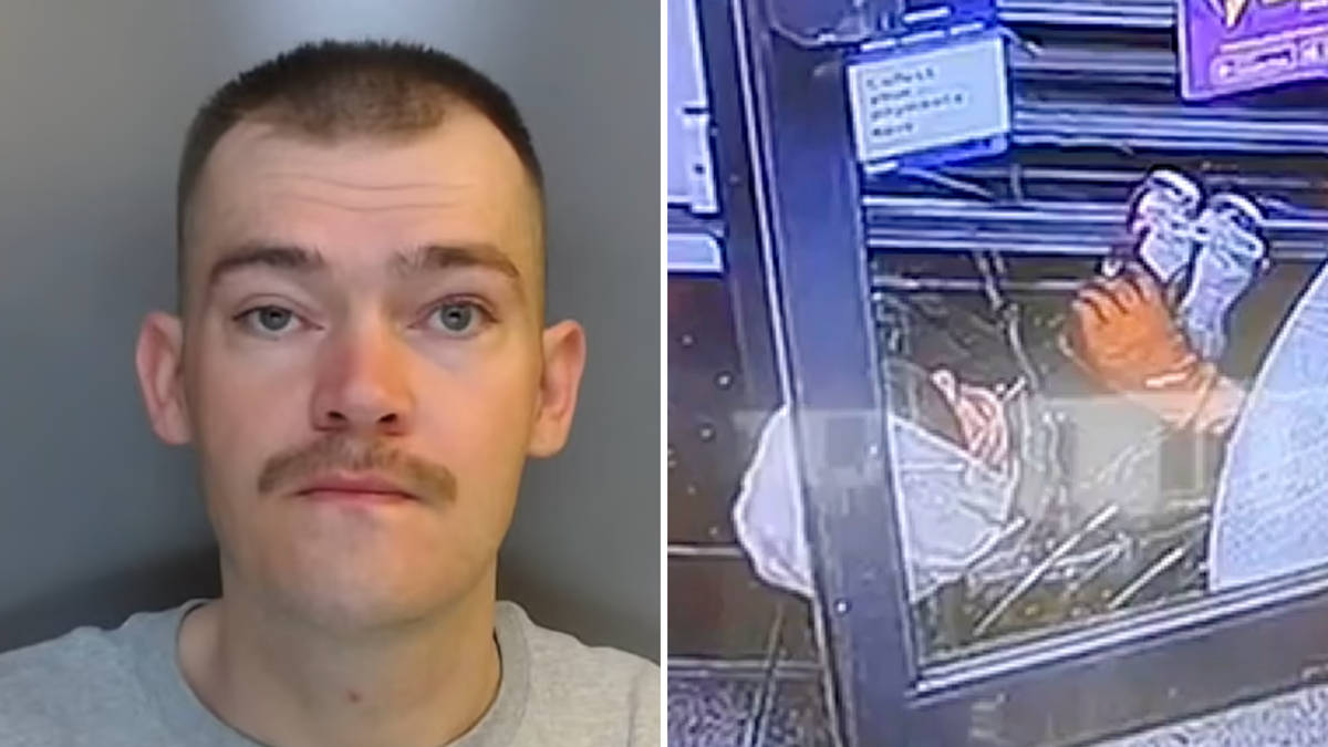 'Open and shut case': robber trapped under shop shutters takes ...