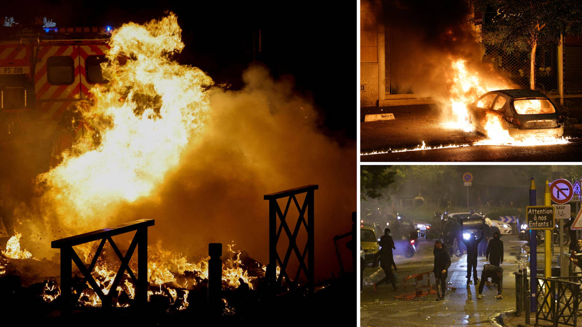 Paris burns for second night in a row as 150 arrested after violent ...