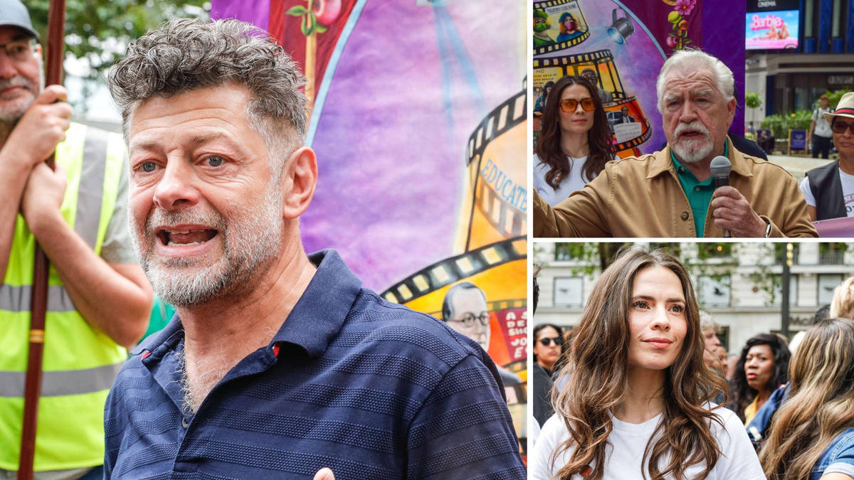 Brian Cox, Andy Serkis and Hayley Atwell among actors to join protest ...