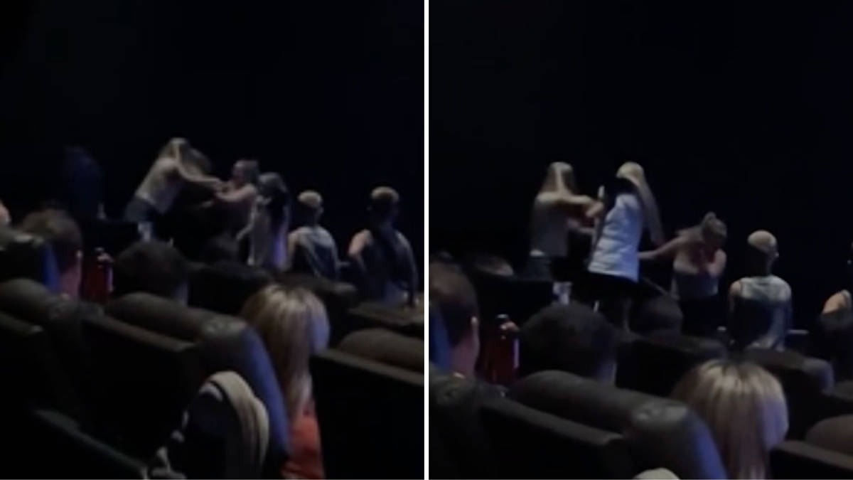 Shocking moment brawl breaks out between two women in Barbie screening ...