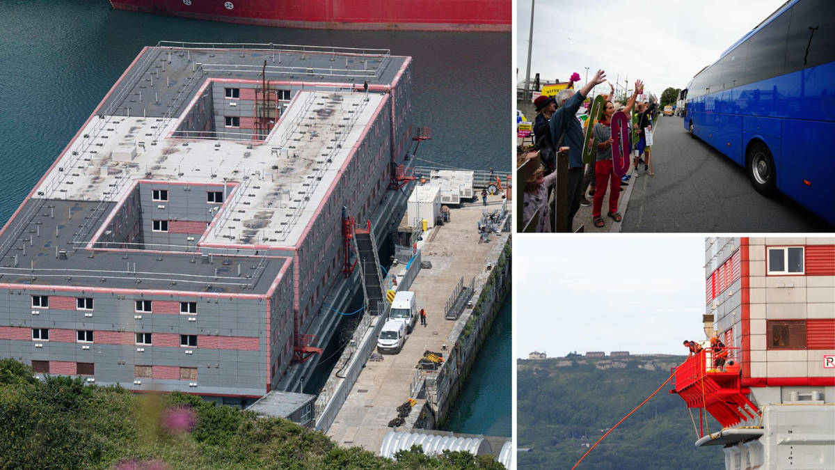 Charity lawyers ‘block’ transfer of 20 migrants onto Bibby Stockholm as ...