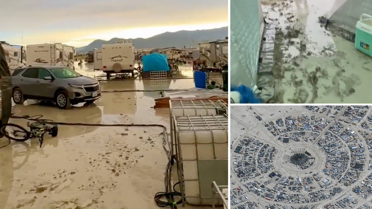 Man dies as Burning Man festival descends into chaos after flash ...