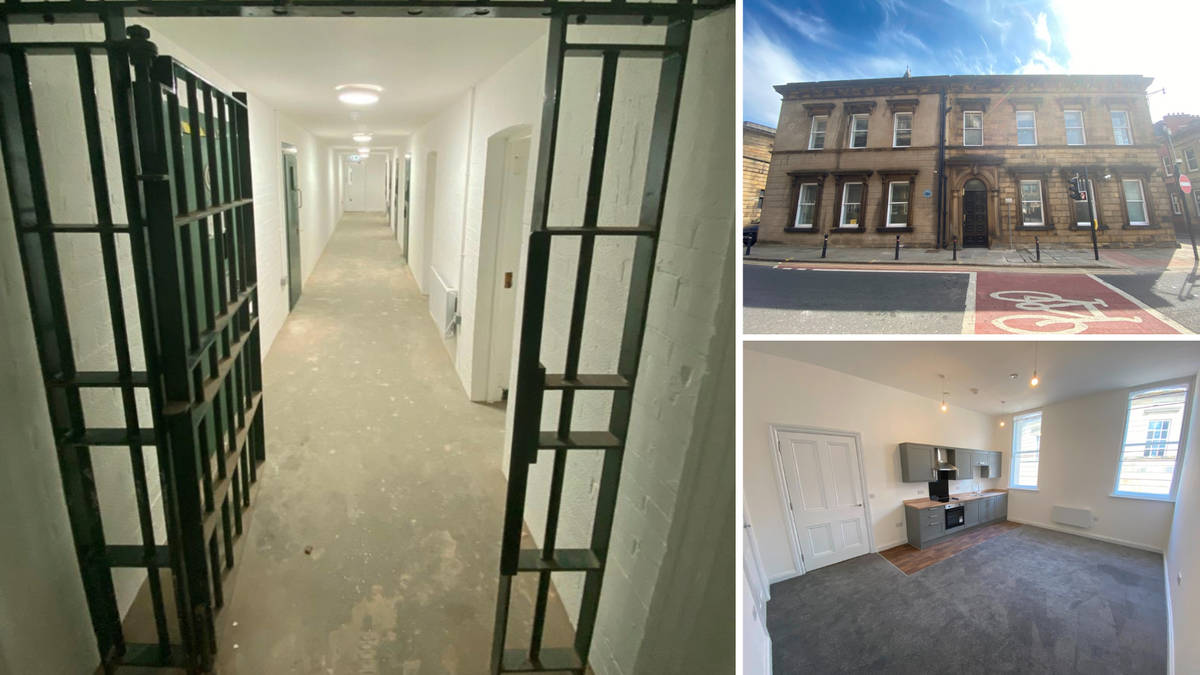 Two-bed flat with prison basement in old courthouse on the market for £ ...