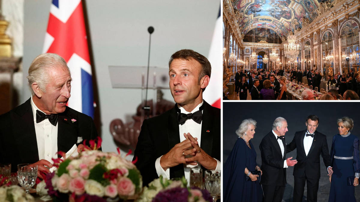 Charles and Camilla join Macrons and A-list stars at Palace of ...