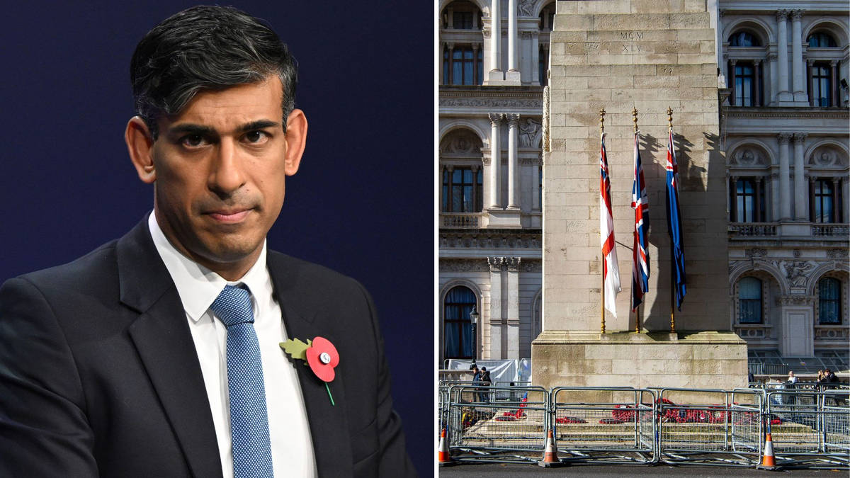 Cenotaph at risk: Rishi Sunak warns pro-Palestine protests on Armistice ...