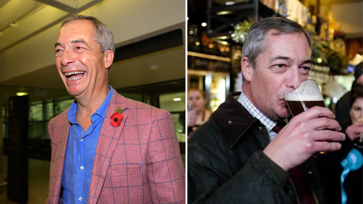 Nigel Farage breaks promise to quit alcohol ahead of I'm A Celebrity ...