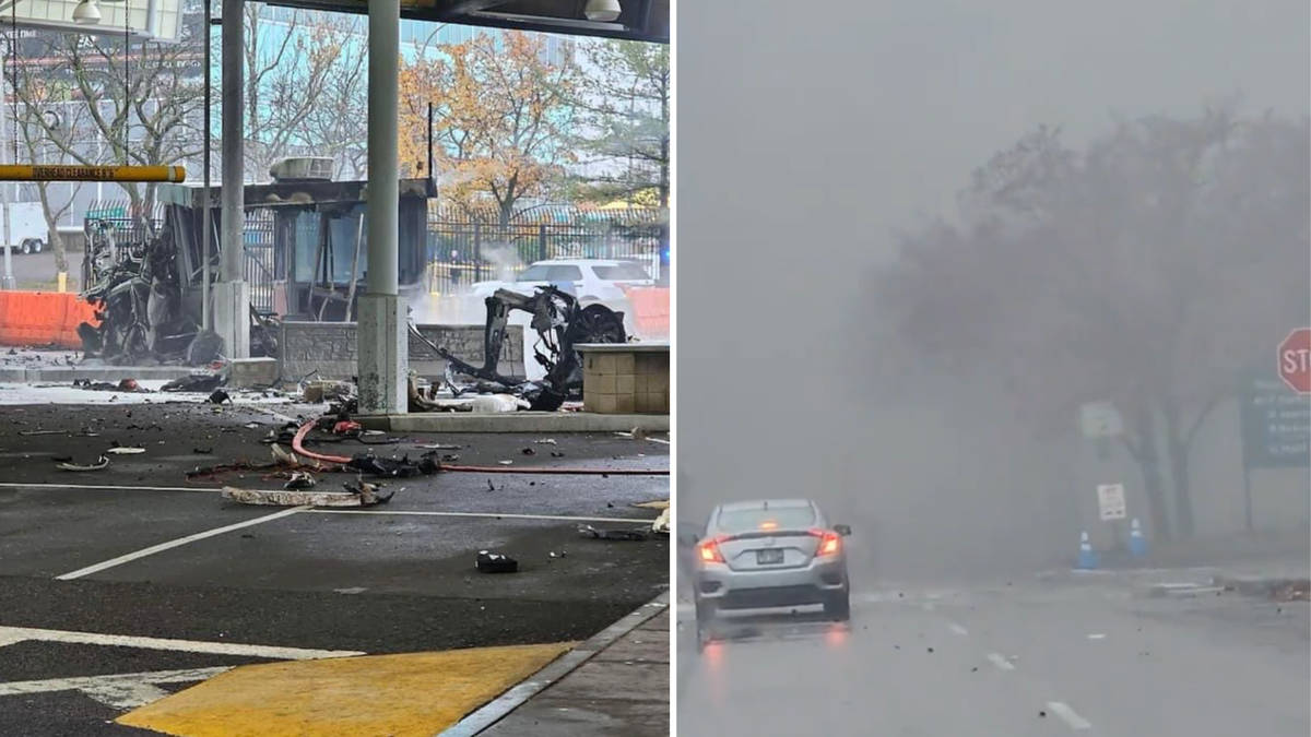 Niagara Falls: Rainbow Bridge closed after car explosion | LBC