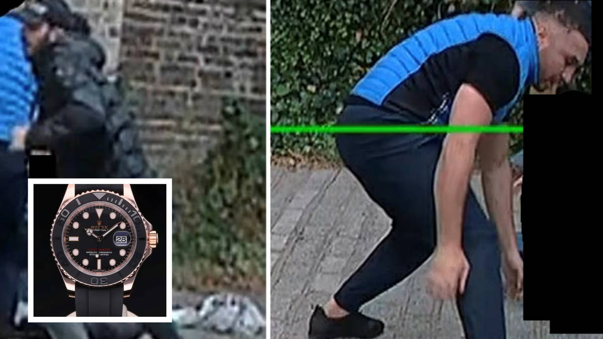 Shocking moment robbers rip £30,000 Rolex from man's wrist in London ...