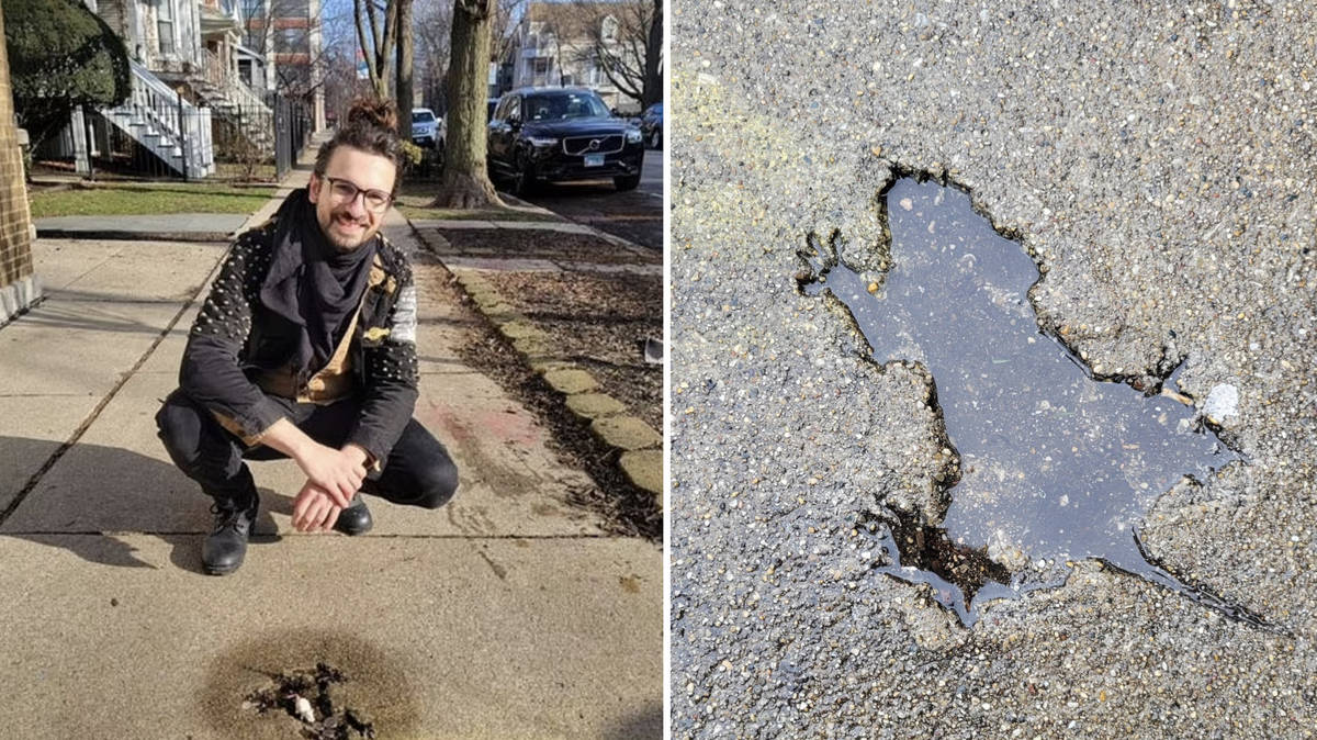 Rat-shaped hole in Chicago sees rodent-crazed visitors flock to the ...