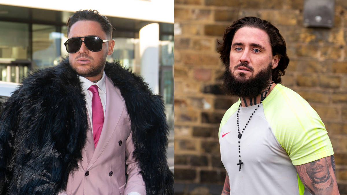 Stephen Bear unrecognisable as he leaves prison after serving 11 months ...