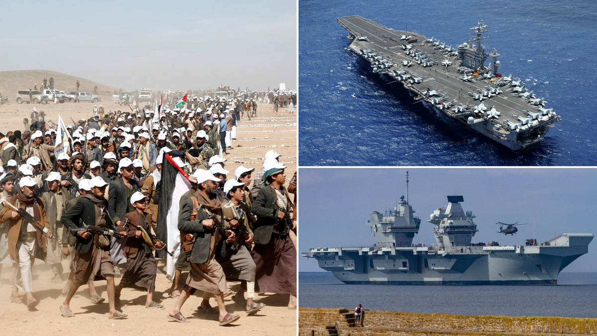 Britain set to deploy aircraft carrier to Red Sea to counter Iran ...