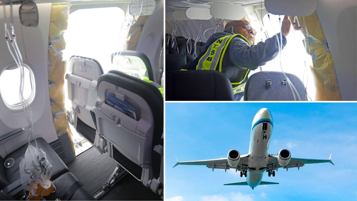 Bolts appeared to be missing from Boeing door panel that blew off ...