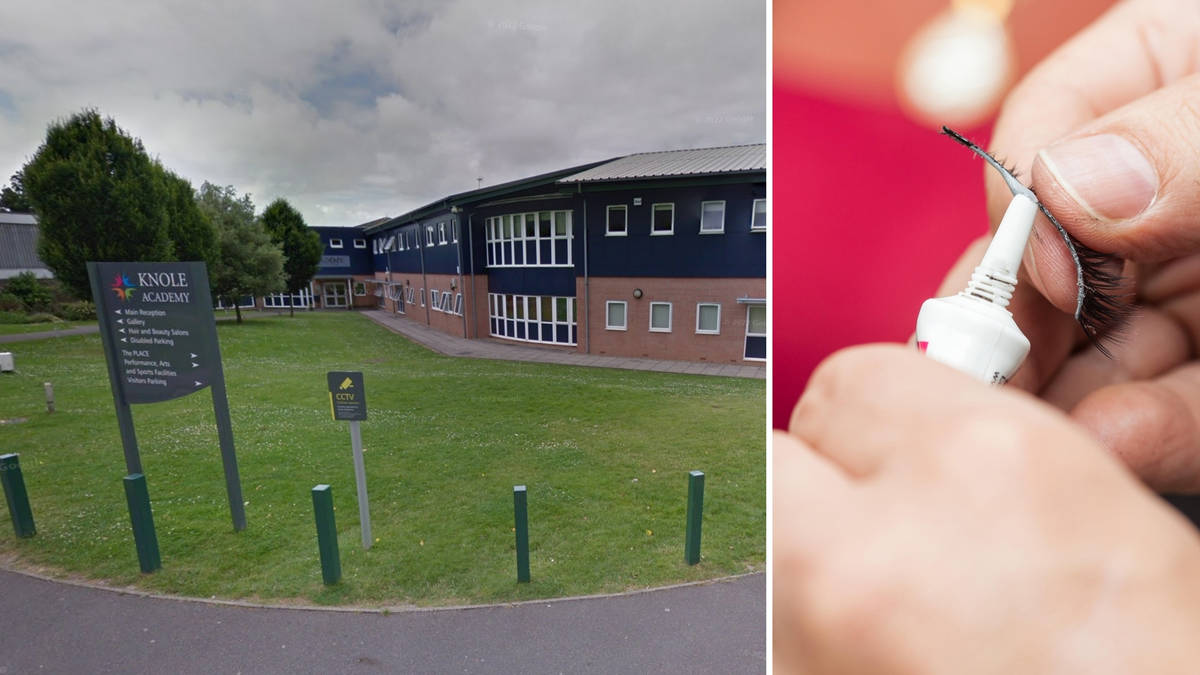 School sparks row by making false eyelashes 'part of its uniform' | LBC