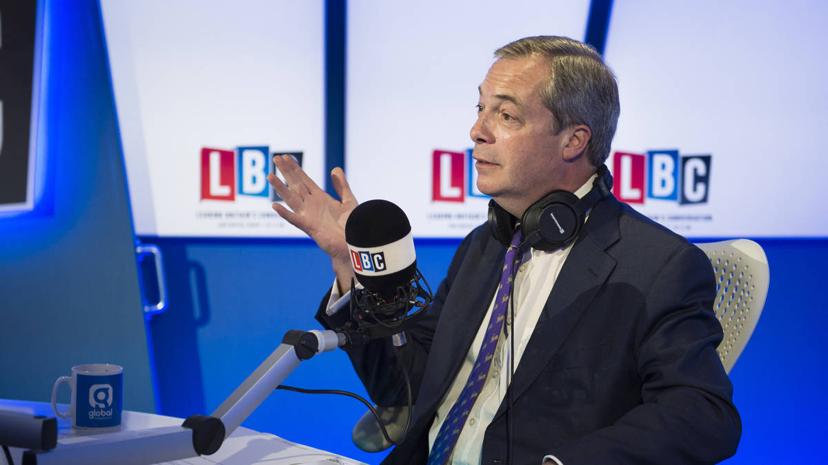 The Nigel Farage Show: Watch It Here | LBC