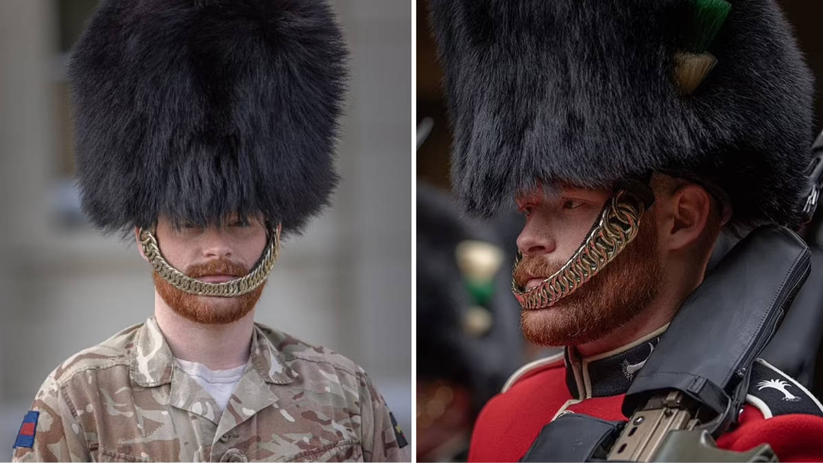 Beards on parade: Welsh Guards show off their facial hair after King ...